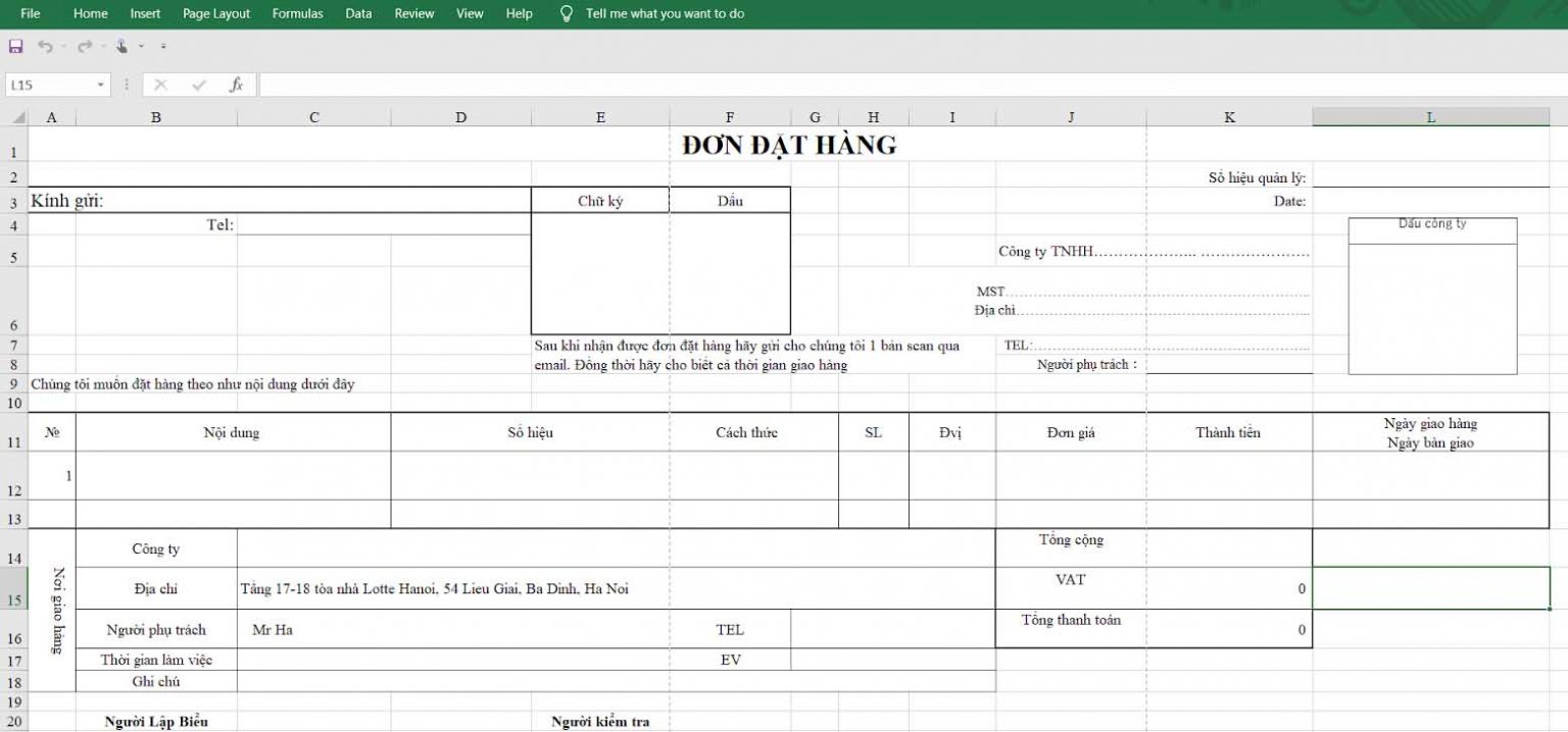 Đơn Đặt Hàng Là Gì? Các Mẫu Đơn Đặt Hàng Bằng Excel, Word